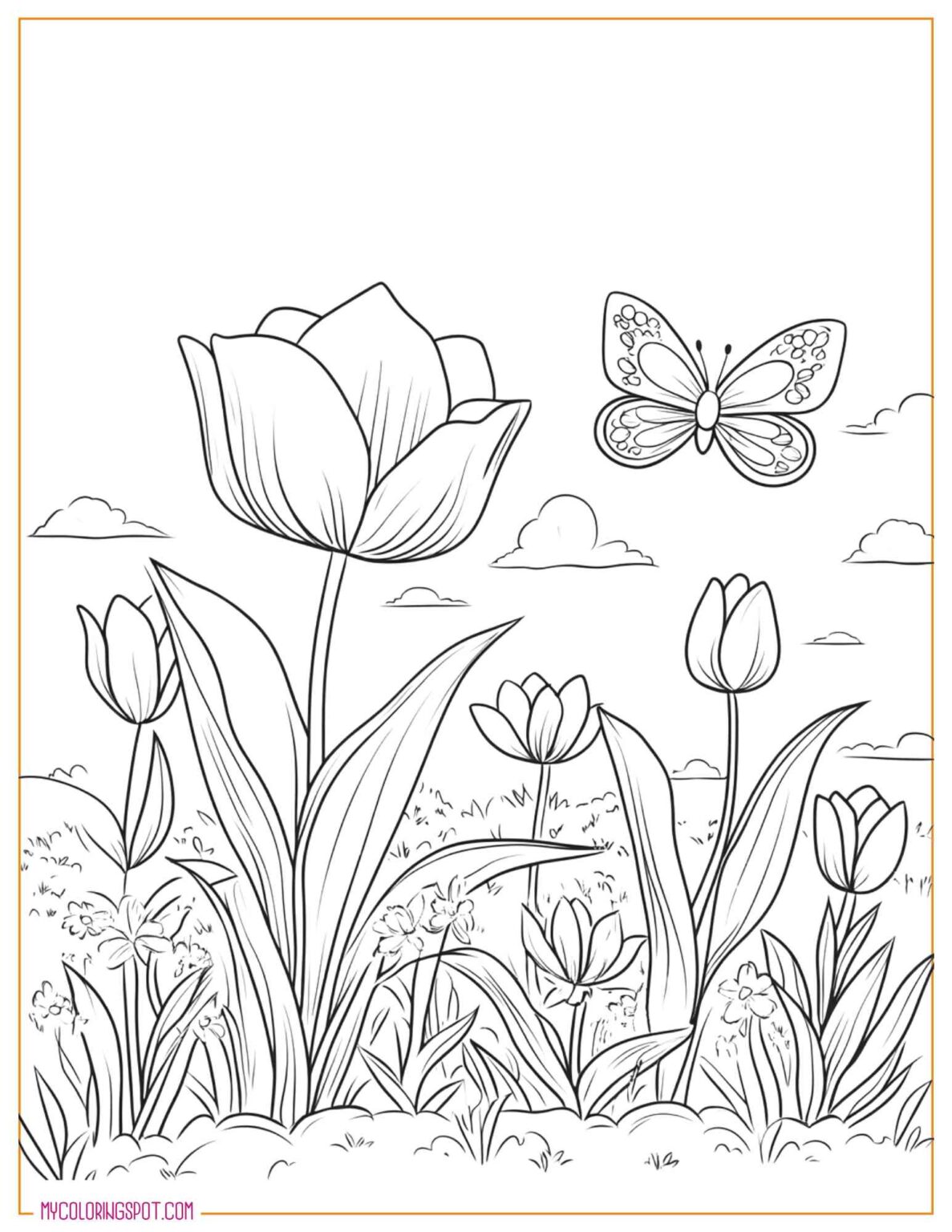 28 Free Coloring Pages for a Spring Burst of Creativity – My Coloring Spot