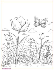 28 Free Coloring Pages for a Spring Burst of Creativity – My Coloring Spot