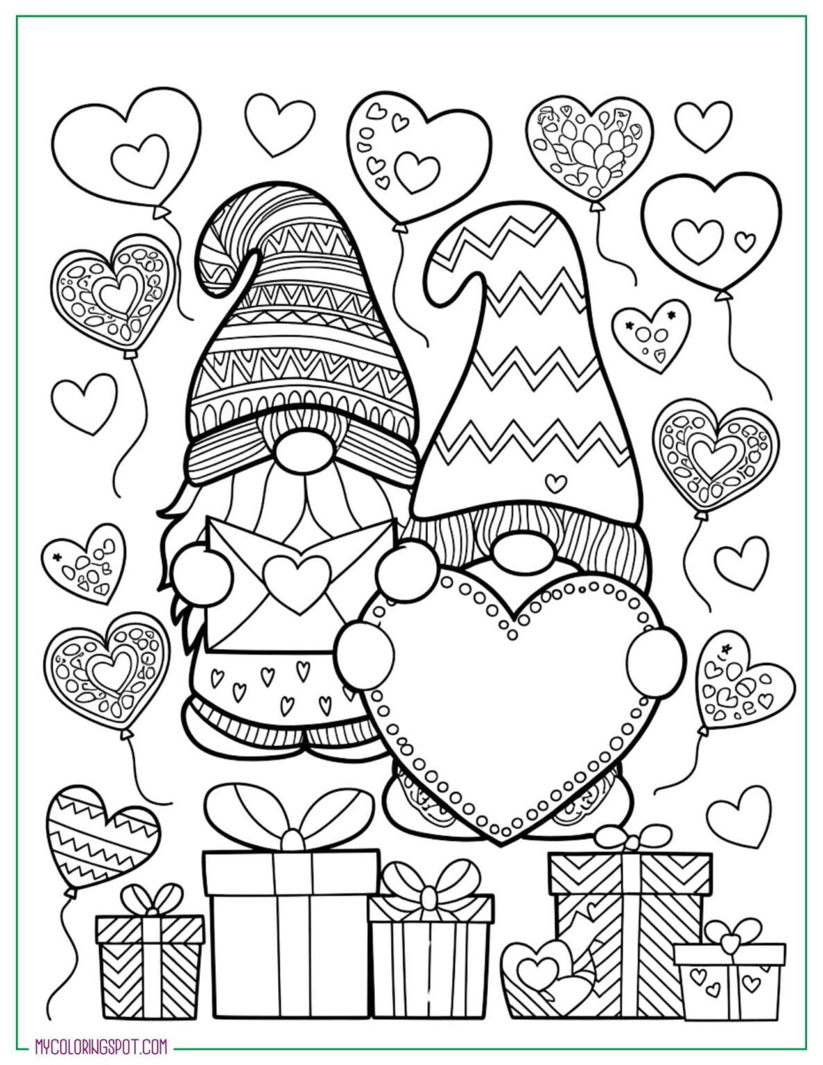 26 Free Heart Coloring Pages for All Ages – My Coloring Spot
