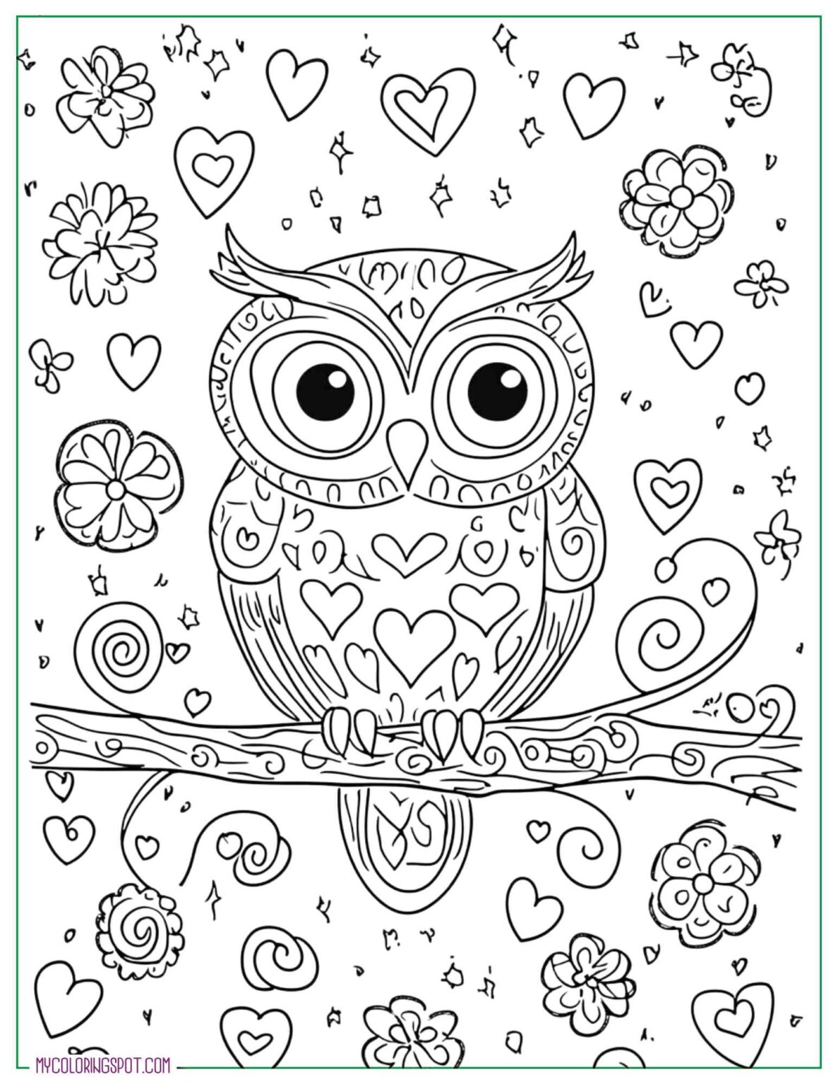 26 Free Heart Coloring Pages for All Ages – My Coloring Spot