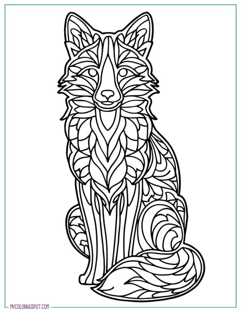 75 Mandala Coloring Animals: Free Printables for All Ages – My Coloring ...
