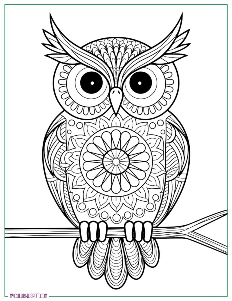 75 Mandala Coloring Animals: Free Printables for All Ages – My Coloring ...