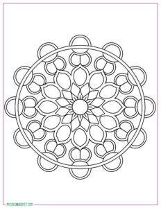 50 Stunning Mandala Coloring Pages for Kids and Adults – My Coloring Spot