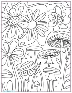 46 Whimsical Mushroom Coloring Pages for Relaxation and Fun – My ...