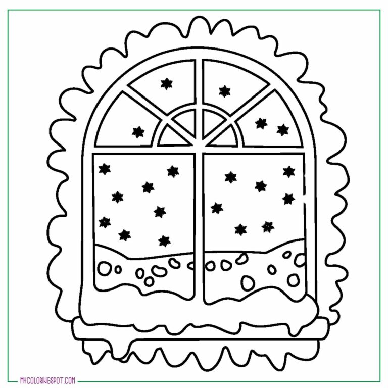 46 Free Printable Winter Coloring Pages for Families – My Coloring Spot