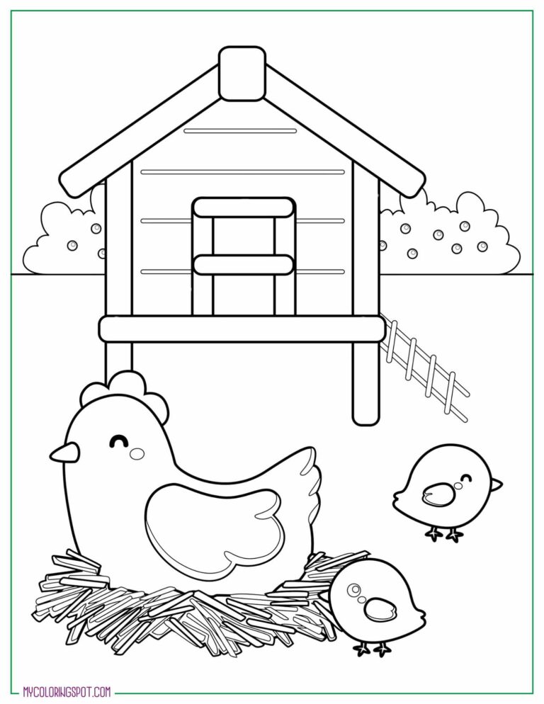 48 Free Farm Coloring Pages for Kids of All Ages – My Coloring Spot