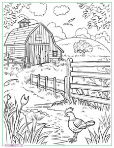 48 Free Farm Coloring Pages for Kids of All Ages – My Coloring Spot