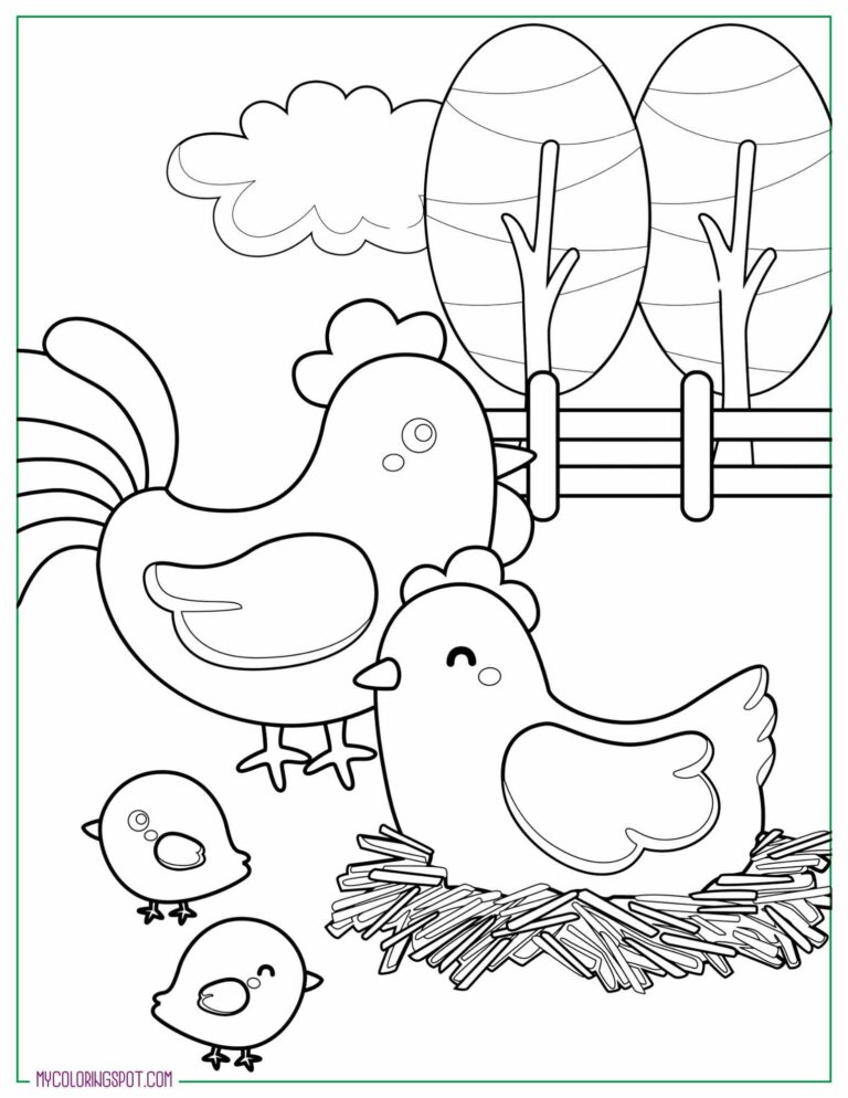 48 Free Farm Coloring Pages for Kids of All Ages – My Coloring Spot