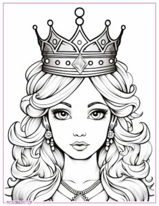 25 Enchanting Princess Coloring Pages for Creative Fun – My Coloring Spot