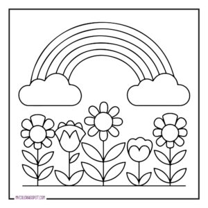 62 Unique Garden Coloring Pages for Kids to Download Free – My Coloring ...